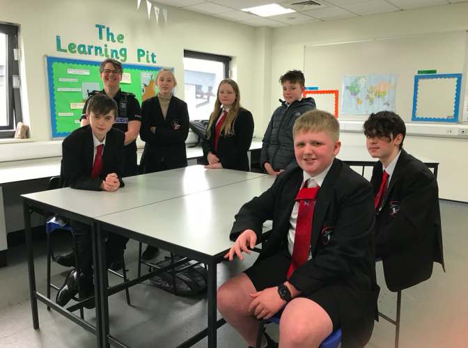 PC Lou visits lower school